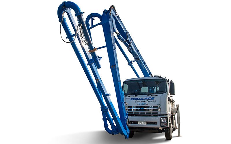 WCP019, 20m Truck Mounted Boom Pump, 15m Horizontal Reach | Wallace ...
